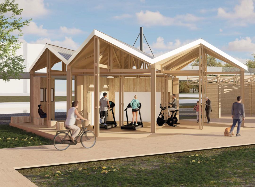 Archi-Folies : un pavillon pour le triathlon - ArchitectesArchitectes